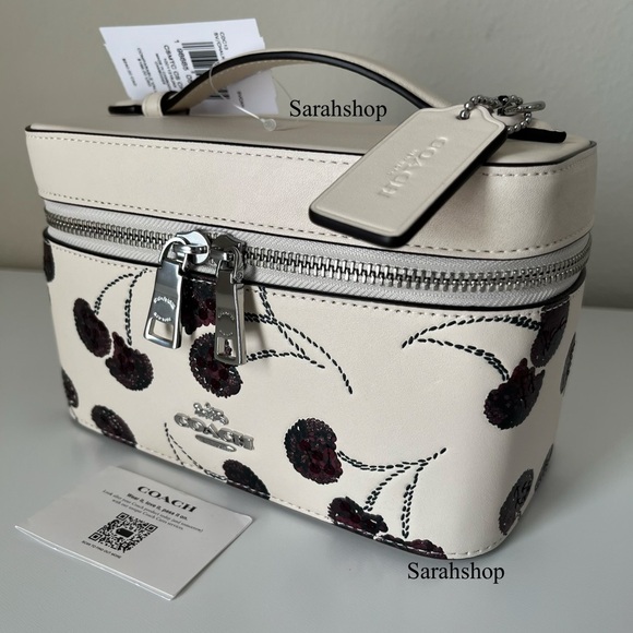 Coach | Bags | Coach Cosmetic Case With Cherry Print | Poshmark